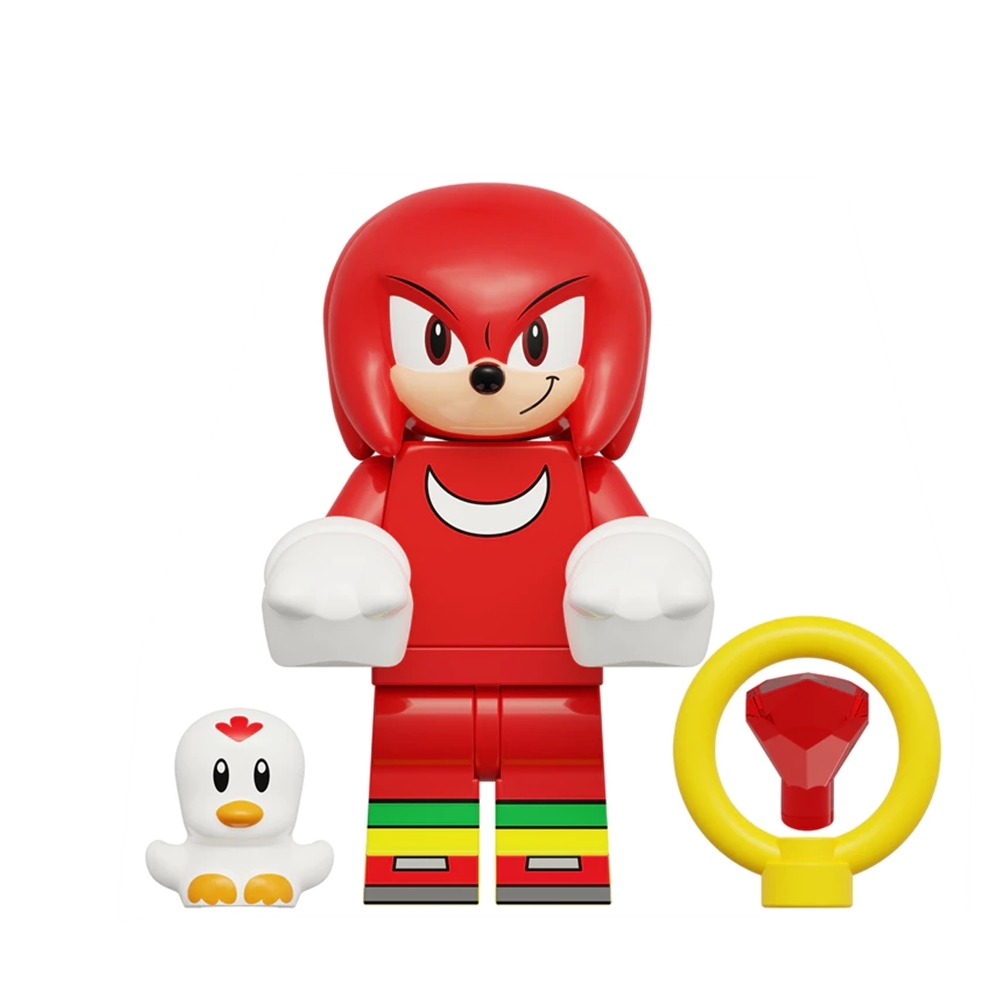Sonic The Hedgehog Knuckles the Echidna Minifigures Kids Toys Gifts ...