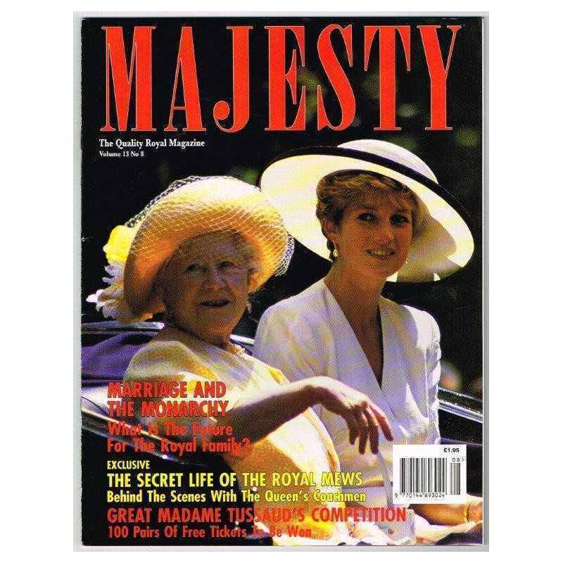 Majesty Magazine Vol 13 No.8 August 1992 mbox1790 Marriage And The ...