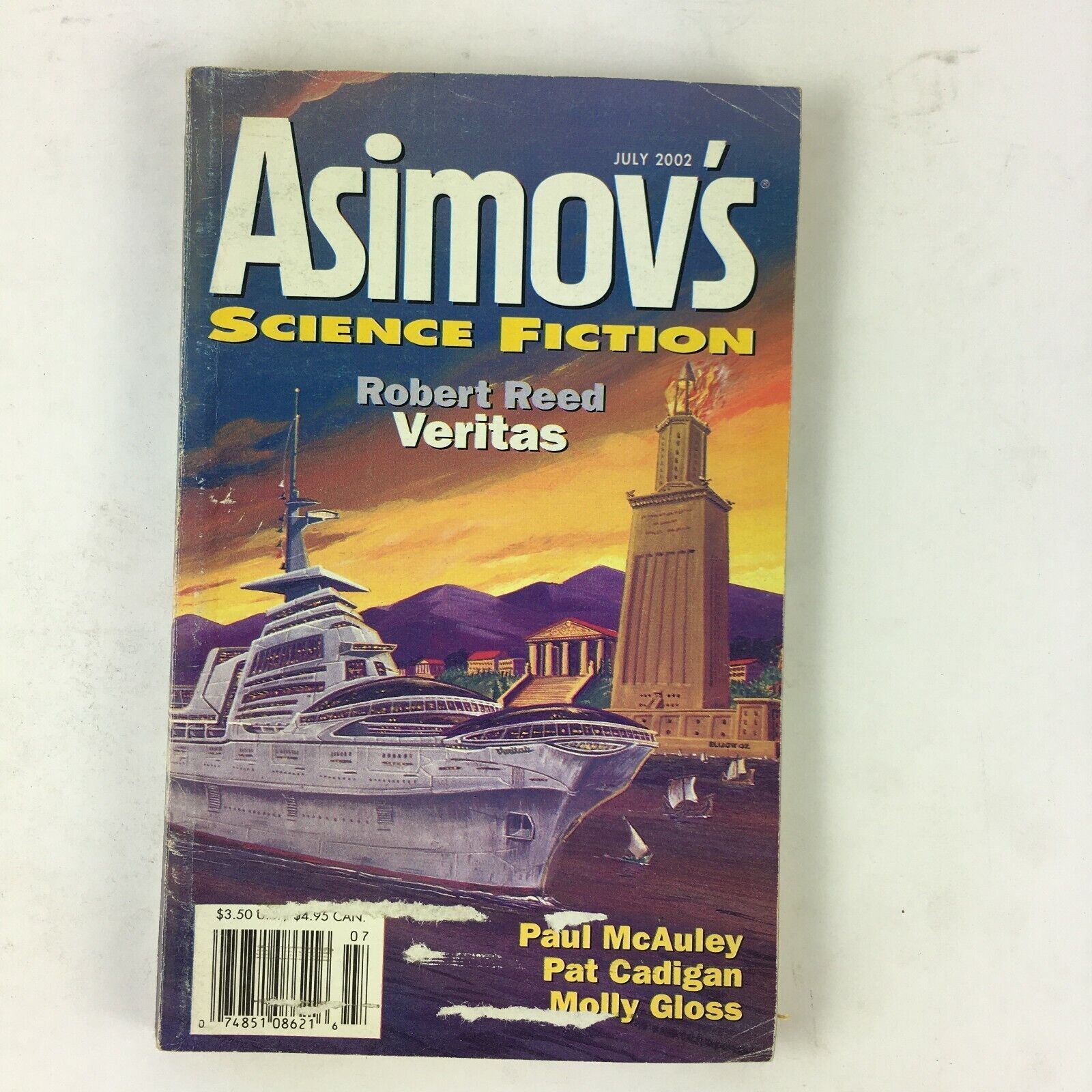 July 2002 Isaac Asimov's Science Fiction Magazine Robert Reed Veritas ...