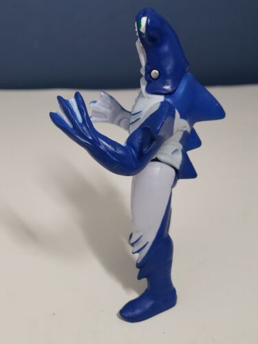 1994 Mighty Morphin Power Rangers Slippery Shark Action Figure Evil ...