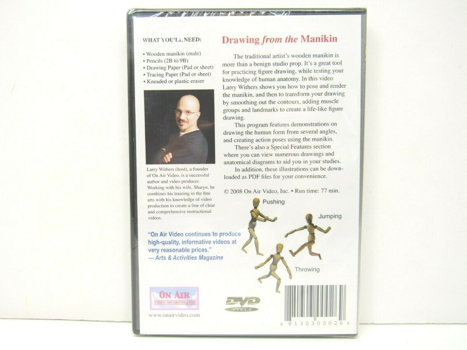 Drawing From The Manikin DVD Learn Human Anatomy Figure Drawing Contour ...