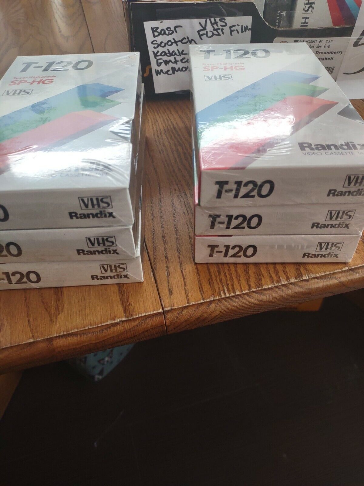 Set Of 6 Random VHS Tapes New - VHS Tapes