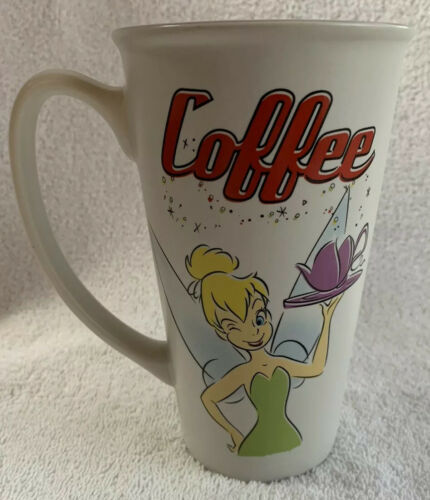 Tinkerbell Coffee Mug Tea Cup Tall Collectible Disney Store Tinker Bell ...