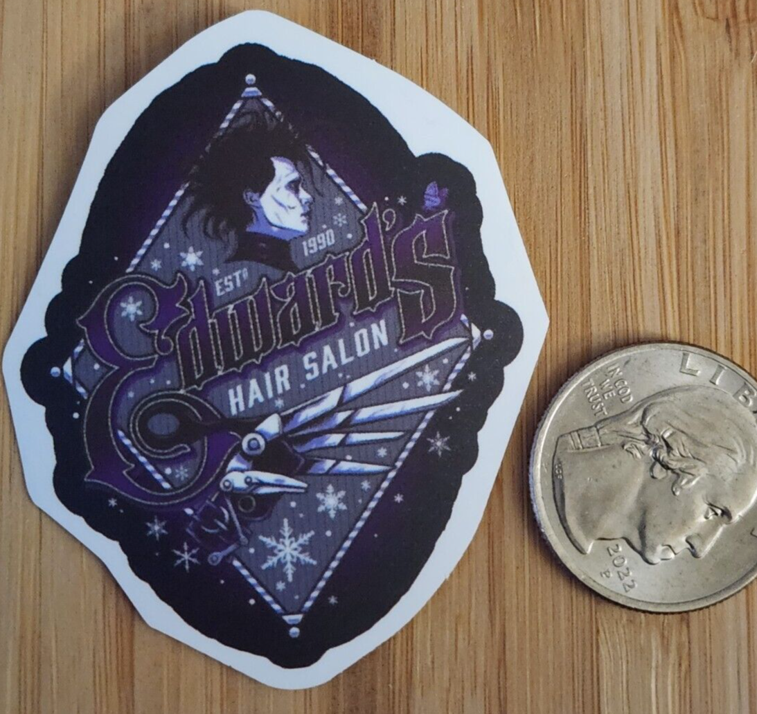 Edward Scissorhands STICKER Movie Sticker Tim Burton STICKER Decal ...