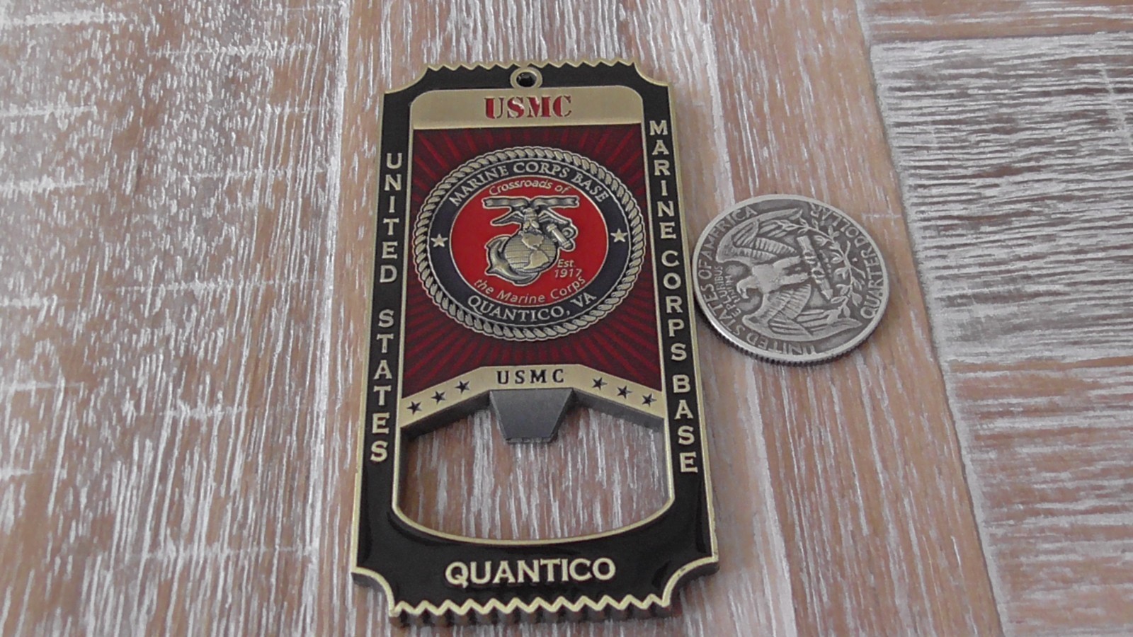 USMC Marine Corps Base Quantico VA 242nd Birthday Ball Challenge Coin # ...