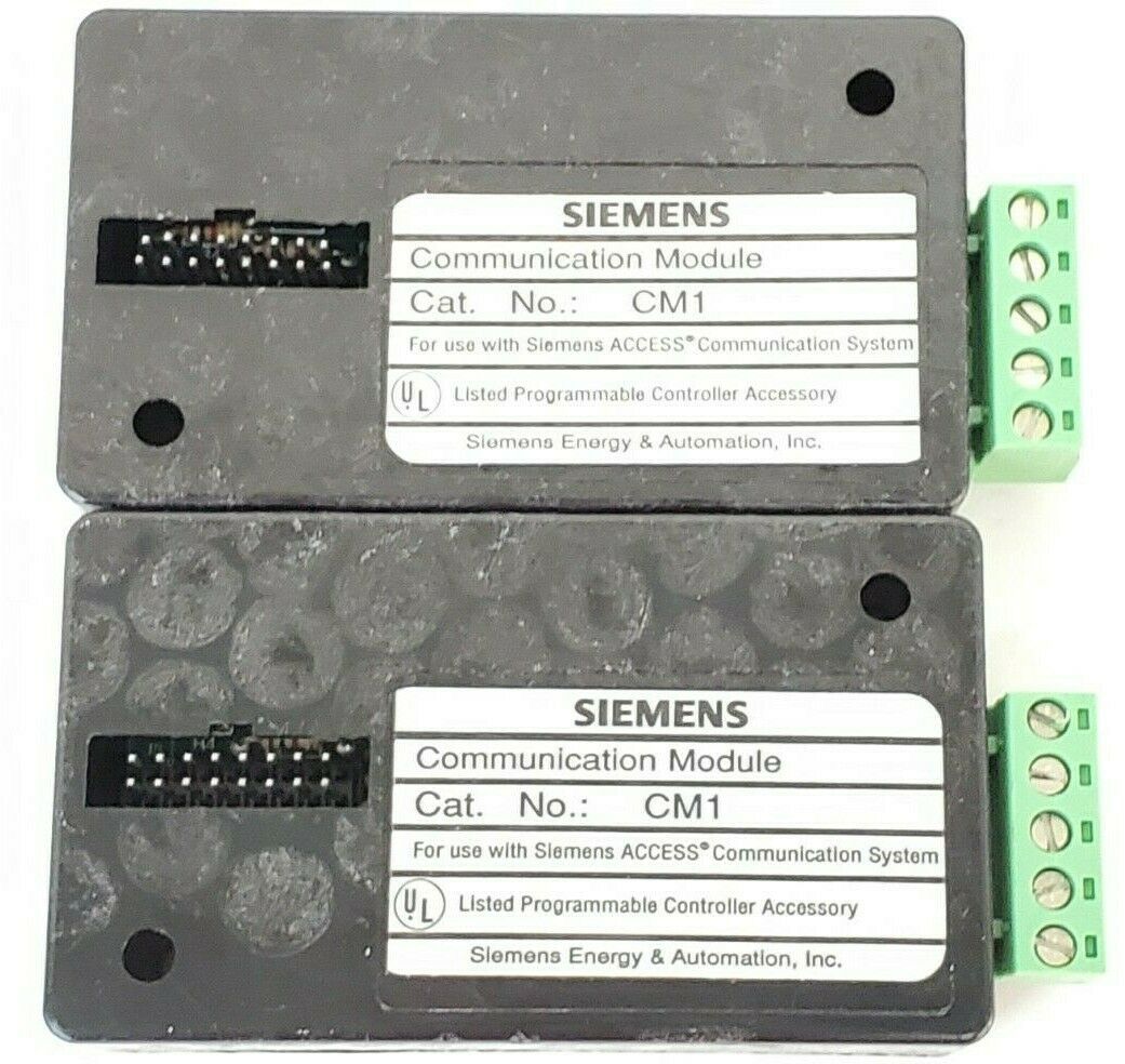 LOT OF 7 SIEMENS CM1 COMMUNICATION MODULES - PLC Processors