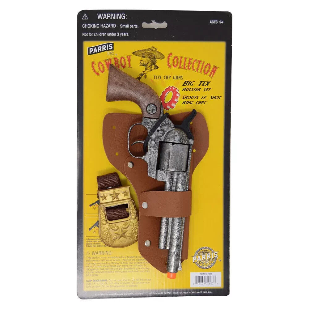 Big Tex Cap Gun Toy Die Cast Revolver Pistol Wild Western Cowboy ...