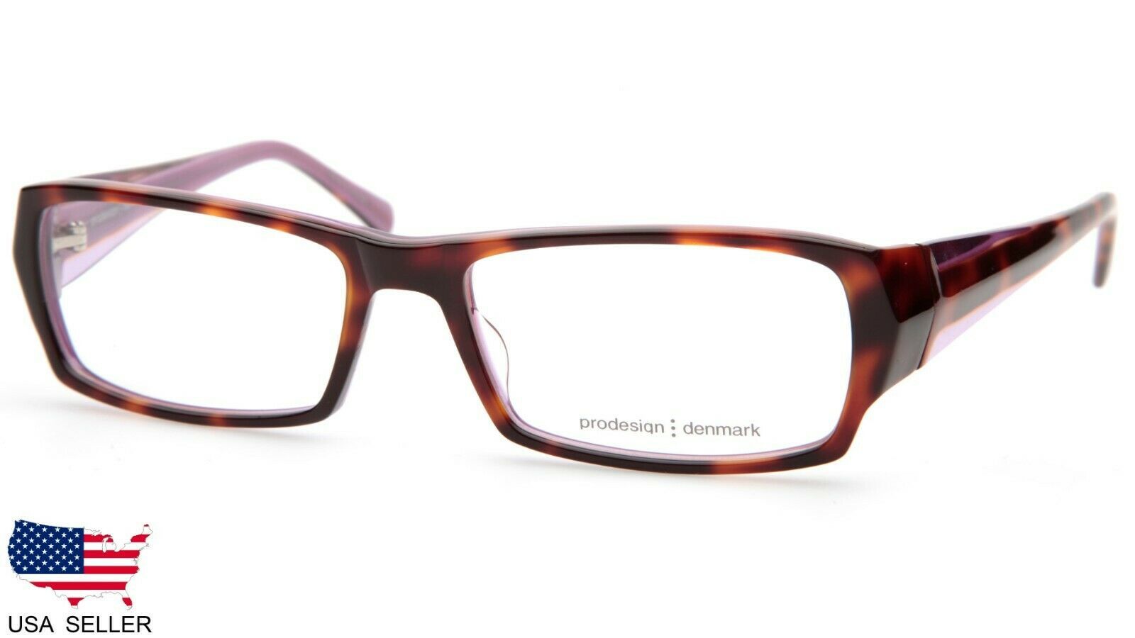 NEW PRODESIGN DENMARK 4662 c.5534 HAVANA EYEGLASSES FRAME 55-17-130 ...