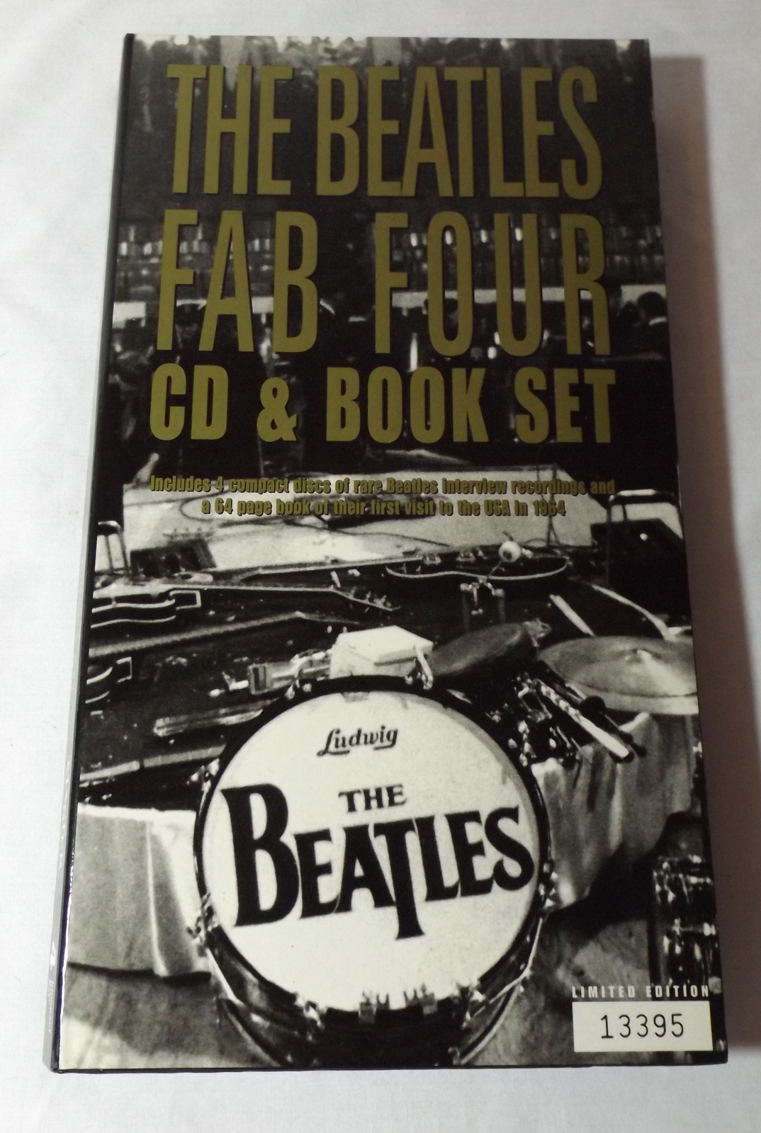 Original The Beatles Fab Four CD & Book Set, Limited Edition #13395 - CDs