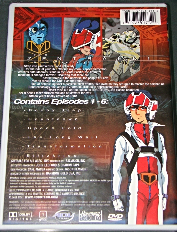 ROBOTECH - THE MACROSS SAGA - FIRST CONTACT - 1 (DVD) - DVDs & Blu-ray Discs