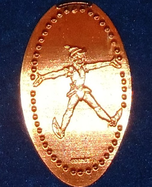 BRAND NEW SHIMMERING AND GLITZY WALT DISNEY PETER PAN PENNY COLLECTOR'S ...