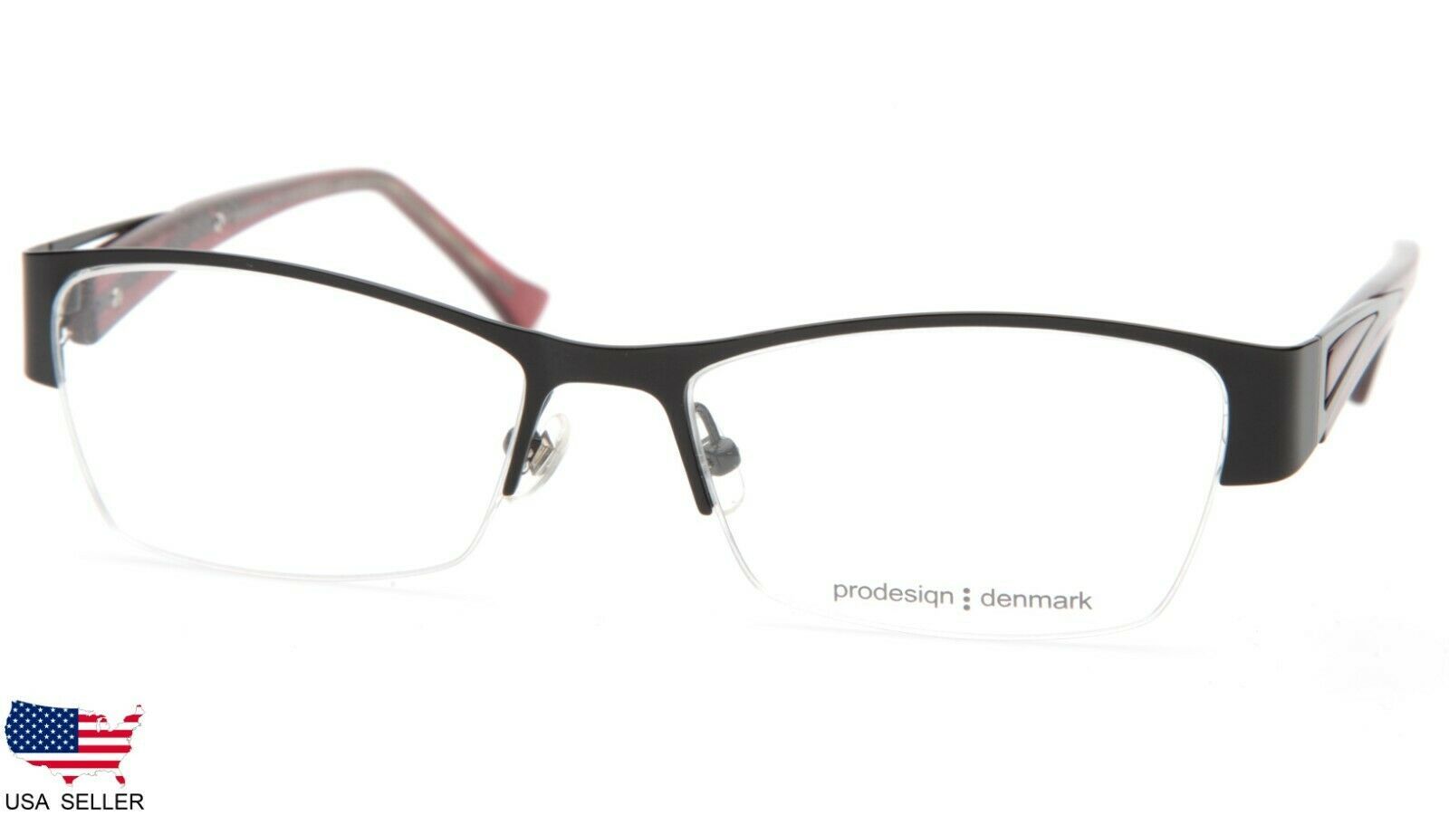 PRODESIGN DENMARK 5138 c.6031 BLACK EYEGLASSES 52-16-135mm (READ ...