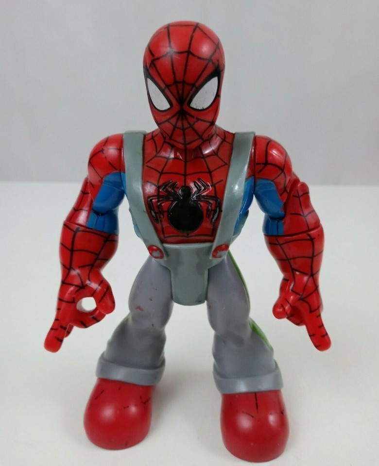 6.5” Spider-Man & Friends Action Heroes Fire Fighter Marvel Figure ...