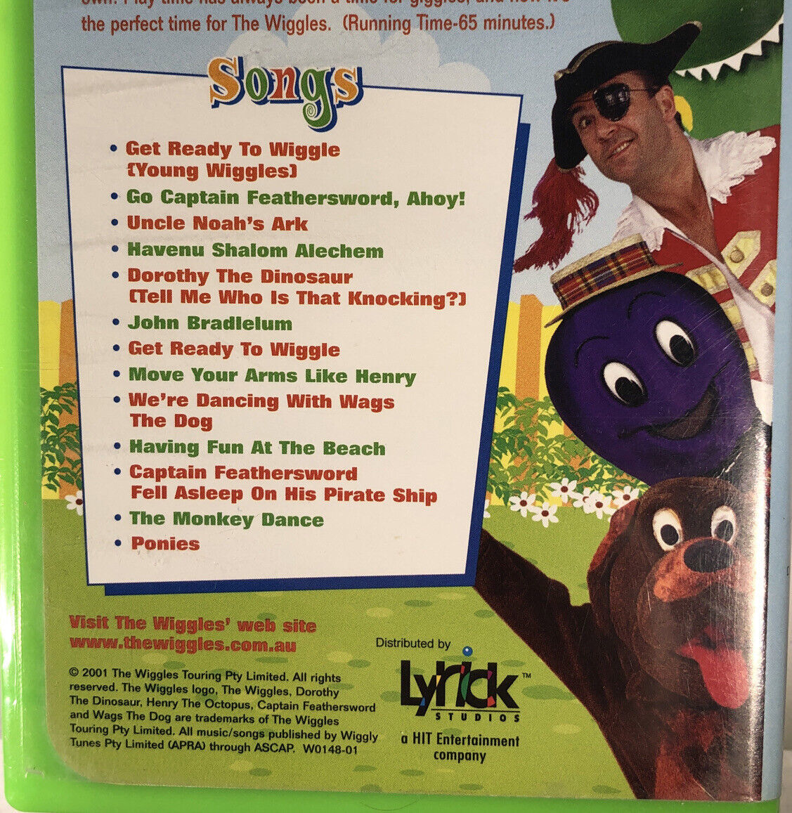 The Wiggles-Wiggly Play Time(VHS 2001)TESTED-RARE VINTAGE COLLECTIBLE ...