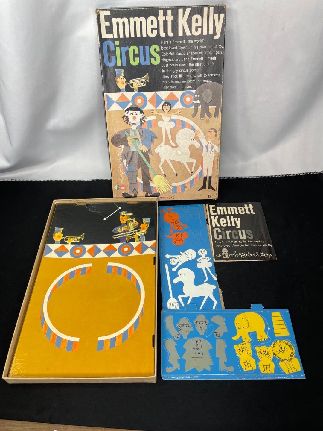 Vintage Emmett Kelly Circus Colorforms 1960 and 50 similar items