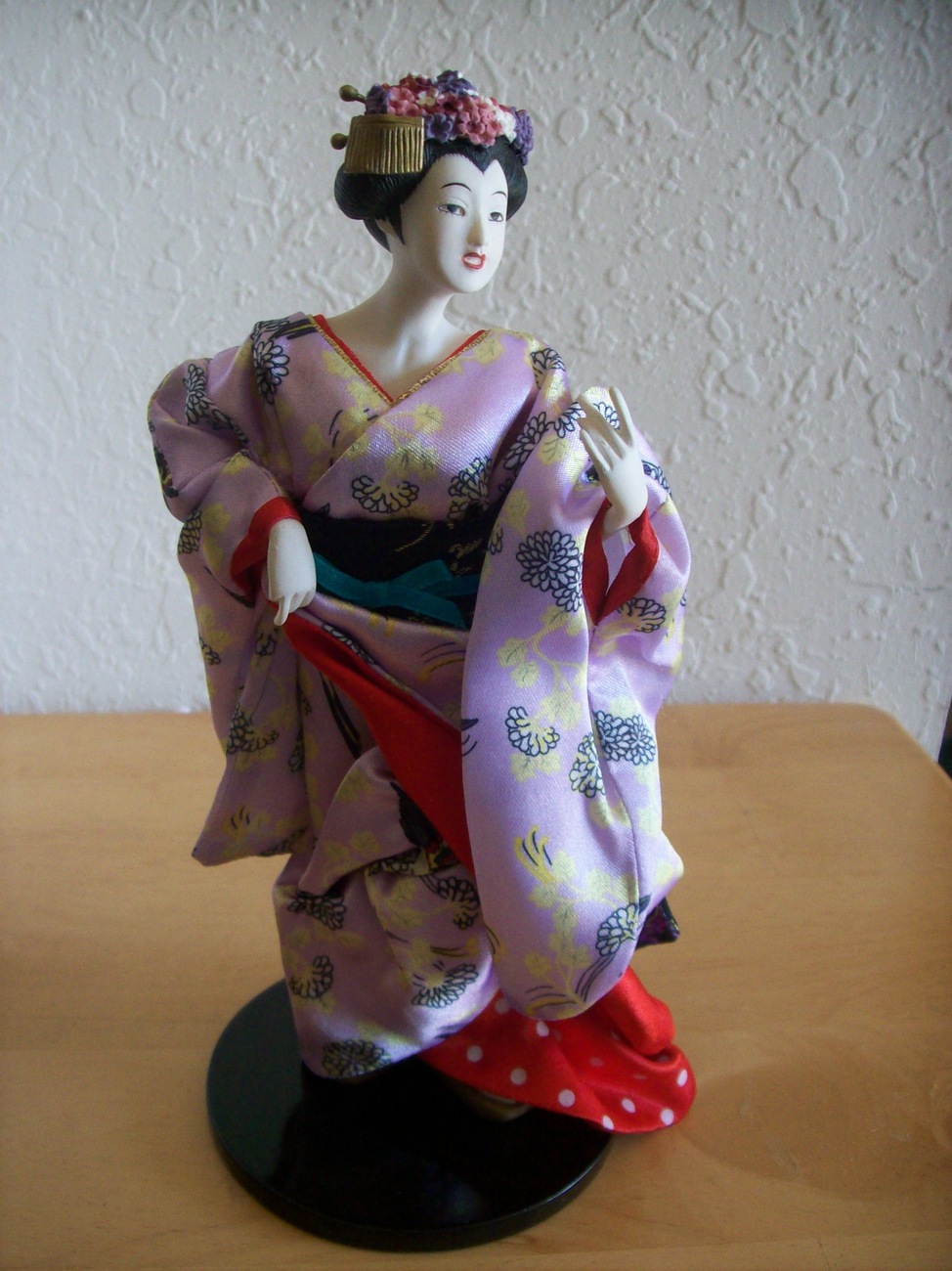 Ashton-Drake Galleries “Flight Amidst Chrysanthemums” Geisha Figurine ...