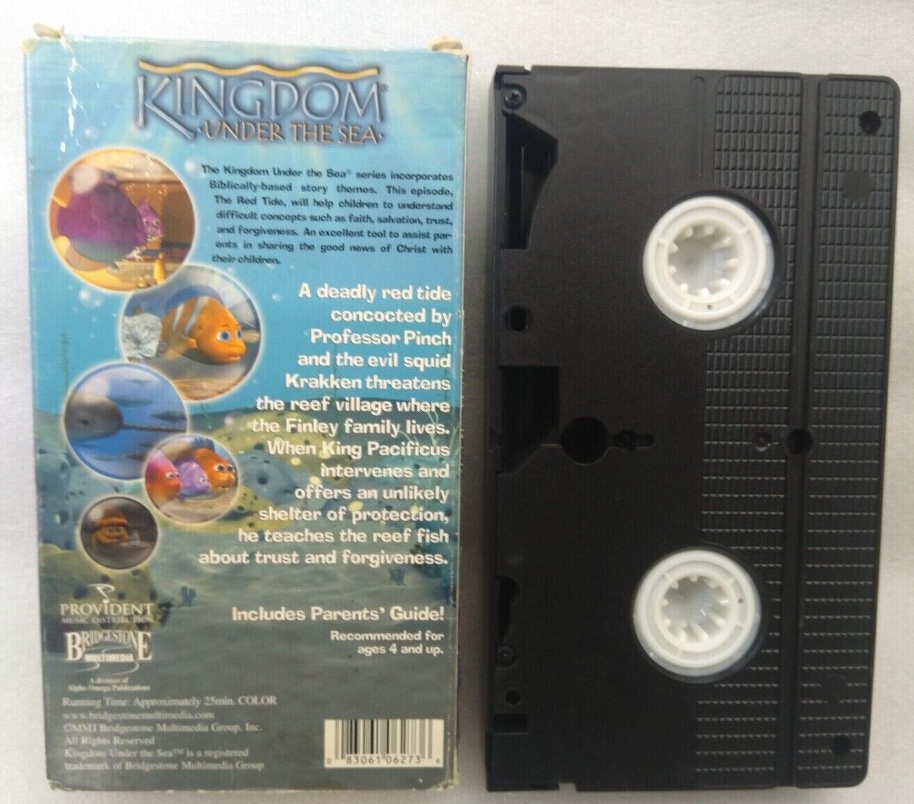VHS Kingdom Under The Sea - The Red Tide (VHS, 2001, Bridgestone ...