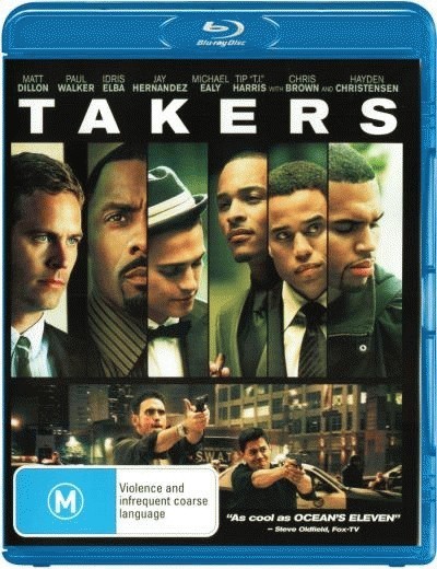 Takers Blu-ray | Paul Walker, Matt Dillon, Idris Elba | Region Free ...