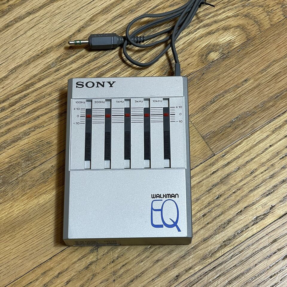 Rare Vintage Sony SEQ-50 Silver Walkman EQ Stereo Graphic Equalizer ...