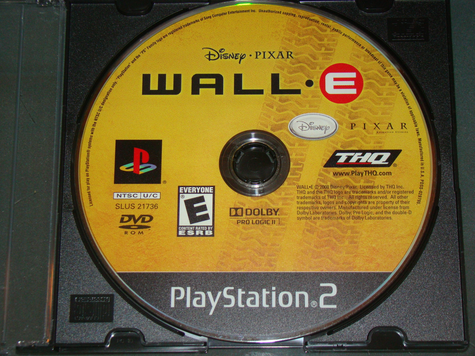 Playstation 2 - THQ - Disney * PIXAR - WALL E (Game Only) - Video Games