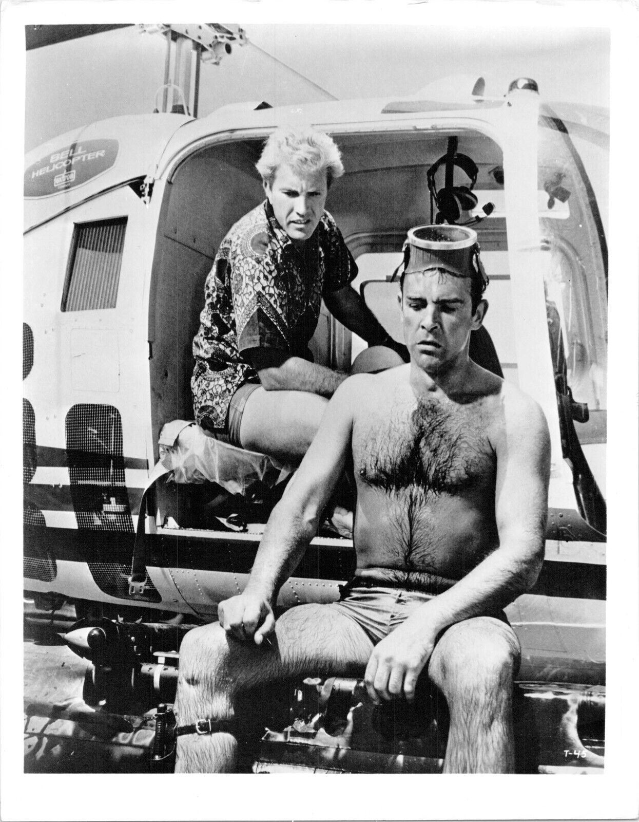 Thunderball vintage 16x20 poster Sean Connery bare chest with Rik Van ...