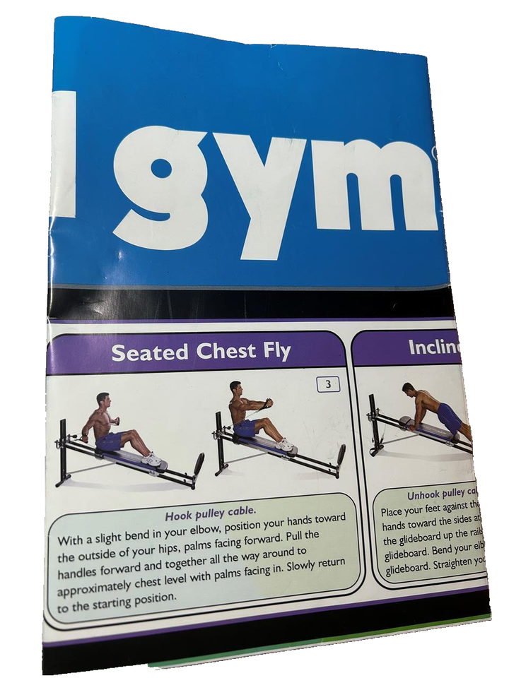 Total Gym 24"x36" Exercise Wall Chart with 35 Workouts - Home Gyms