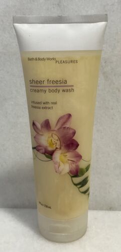Bath & Body Works Pleasures Sheer Freesia Creamy Body Wash 8 oz - Body ...