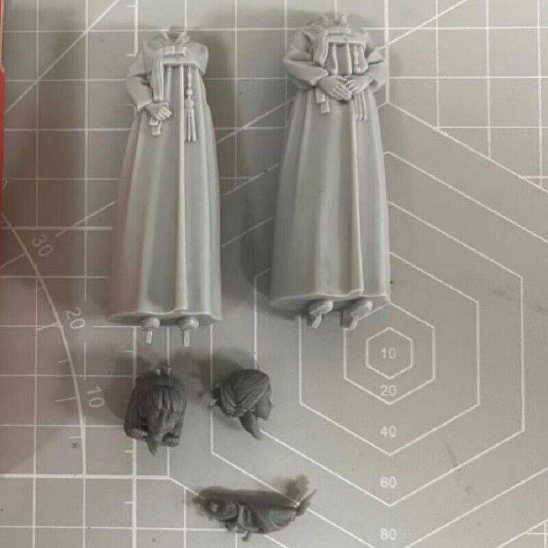 1/24 Resin Model Kit Japanese Girl Woman Unpainted - Figures