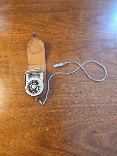Vintage 1950's Seiko SEKONIC Type L-VI Light Exposure Meter Orig Chain ...