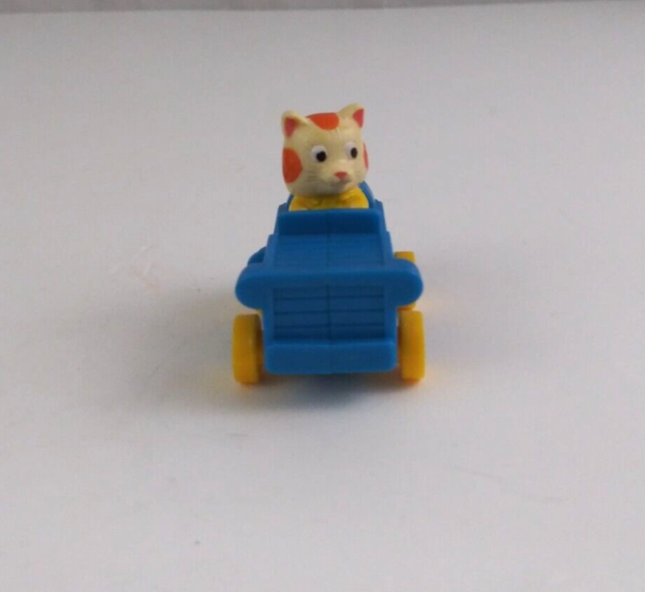 Vintage 1994 Richard Scarry Busytown Huckle Cat McDonald's Toy - Fast Food