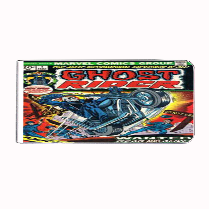 Ghost Rider #1 Motorcycle 1973 Money Clip Rectangle 558 - Tobacciana