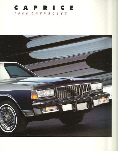 1988 Chevrolet CAPRICE brochure catalog 88 and 50 similar items