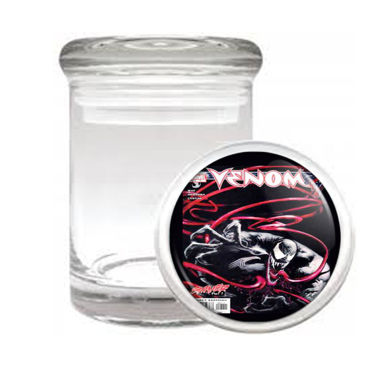 Venom Comic Book #1 Medical Glass Jar 277 - Tobacciana