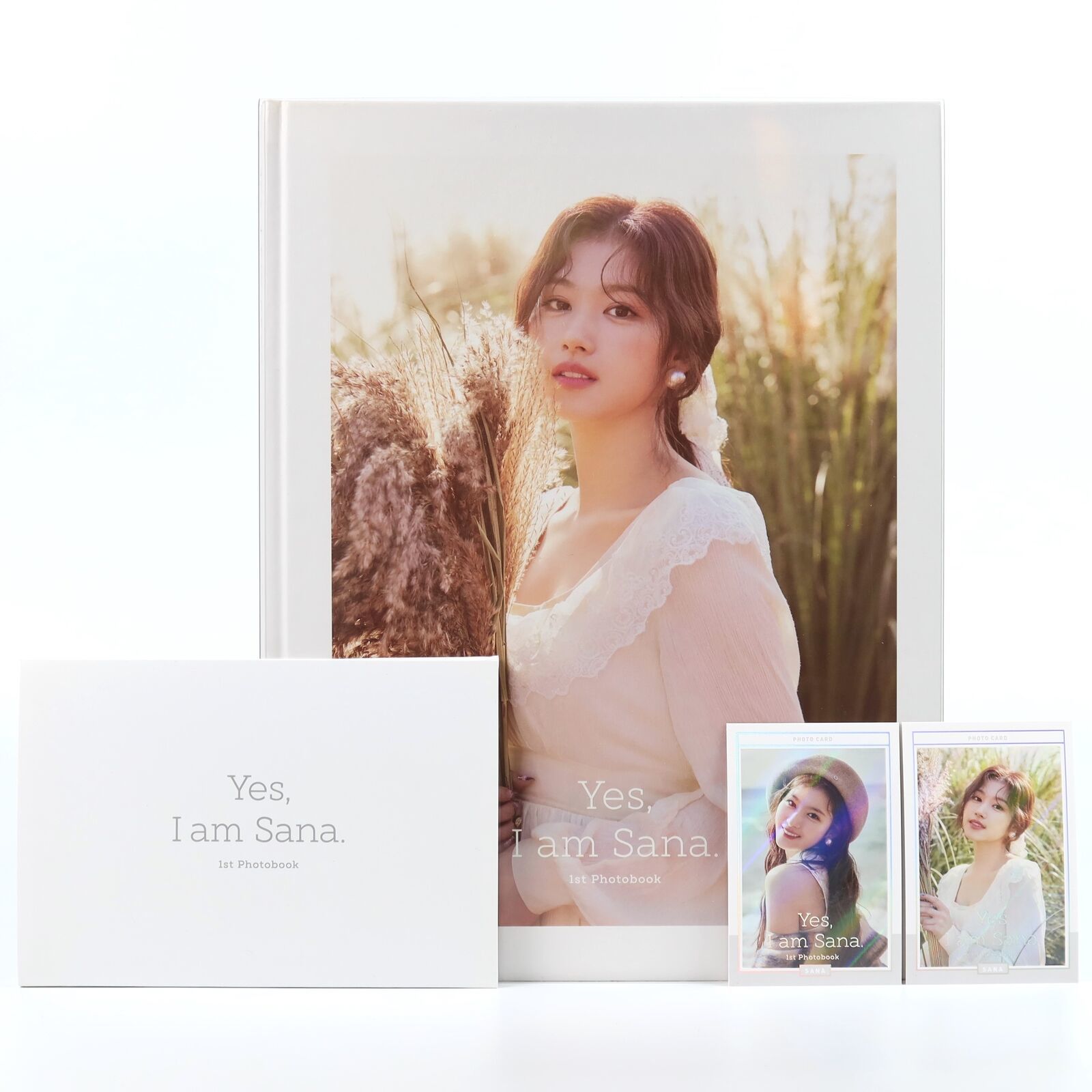 Twice Yes, I am Sana 1st Photobook White Version + Postcards ...