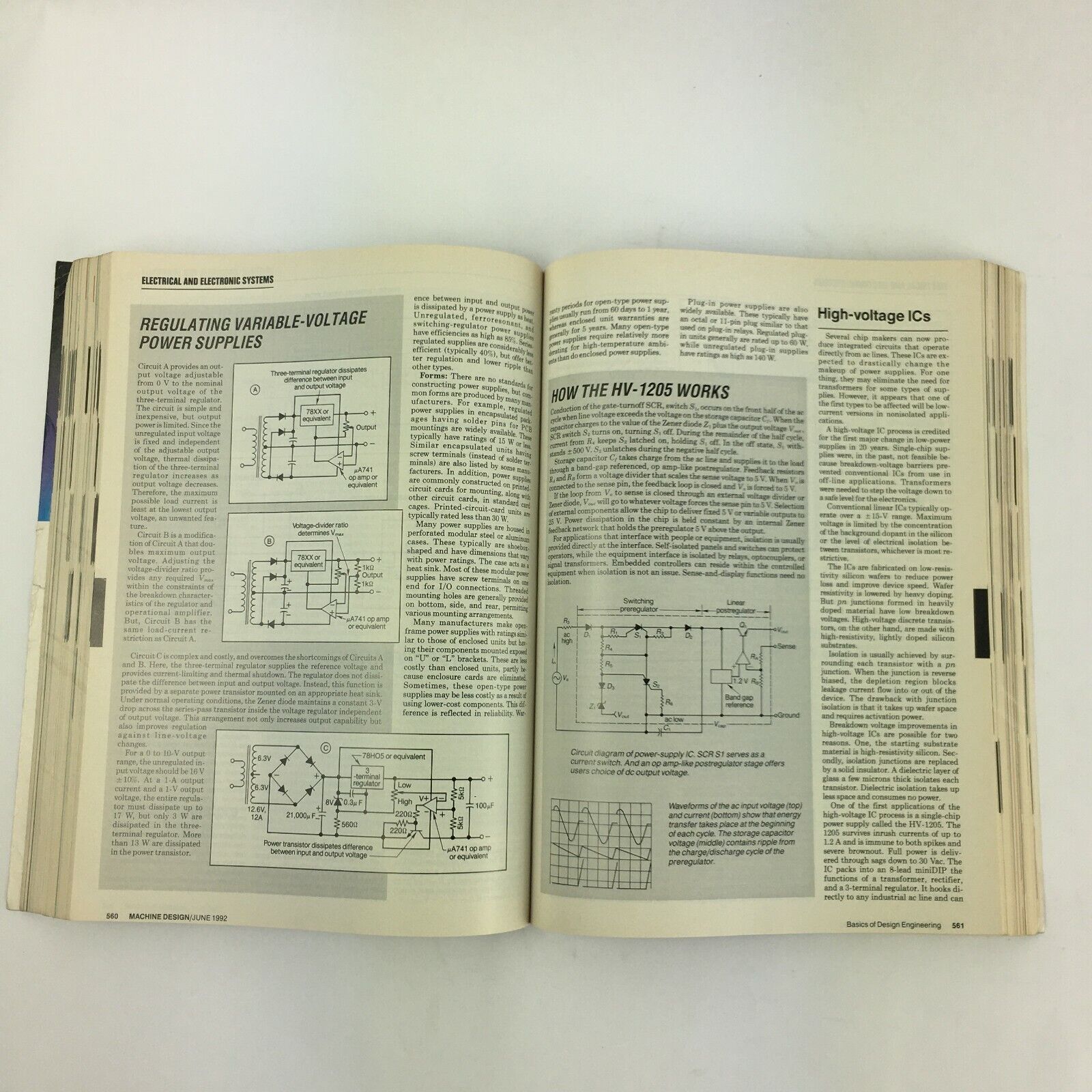 June 1992 Machine Design Basics of Design Engineering Fluid Power CAD/CAM - Magazines