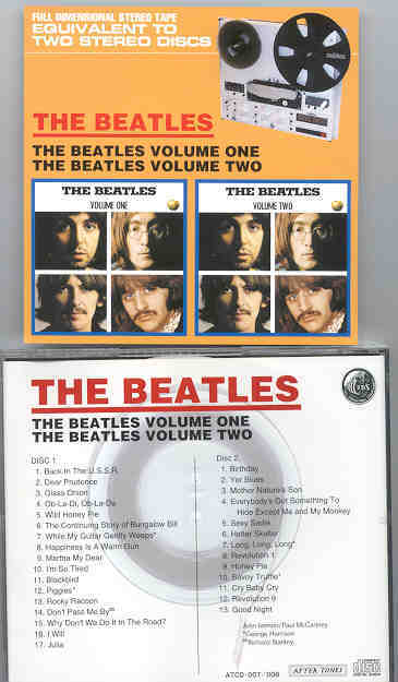 The Beatles - Full Dimensional Stereo Tape The Beatles Volume One & Two ...