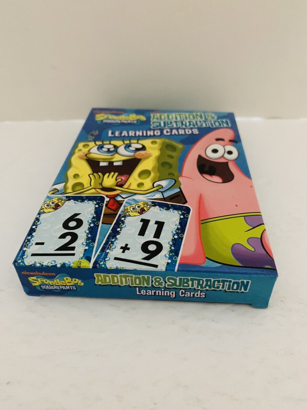 SpongeBob SquarePants Addition and Subtraction 36 Learning Cards ...