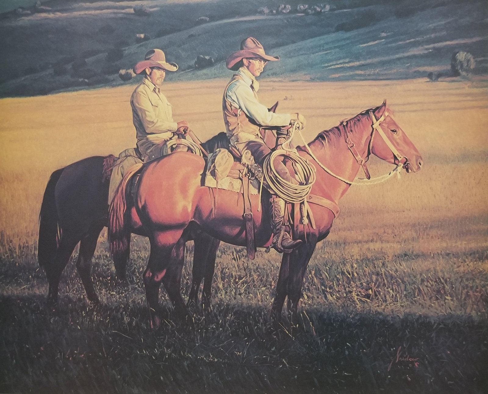 Gordon Snidow "Buckaroos" Limited Edition Signed and Numbered Print ...