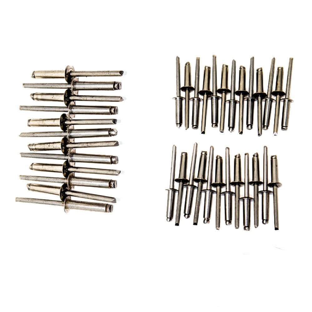 Stainless Steel Rivet Kit, 37 PC, for Mounting Door Skin Armor onto ...