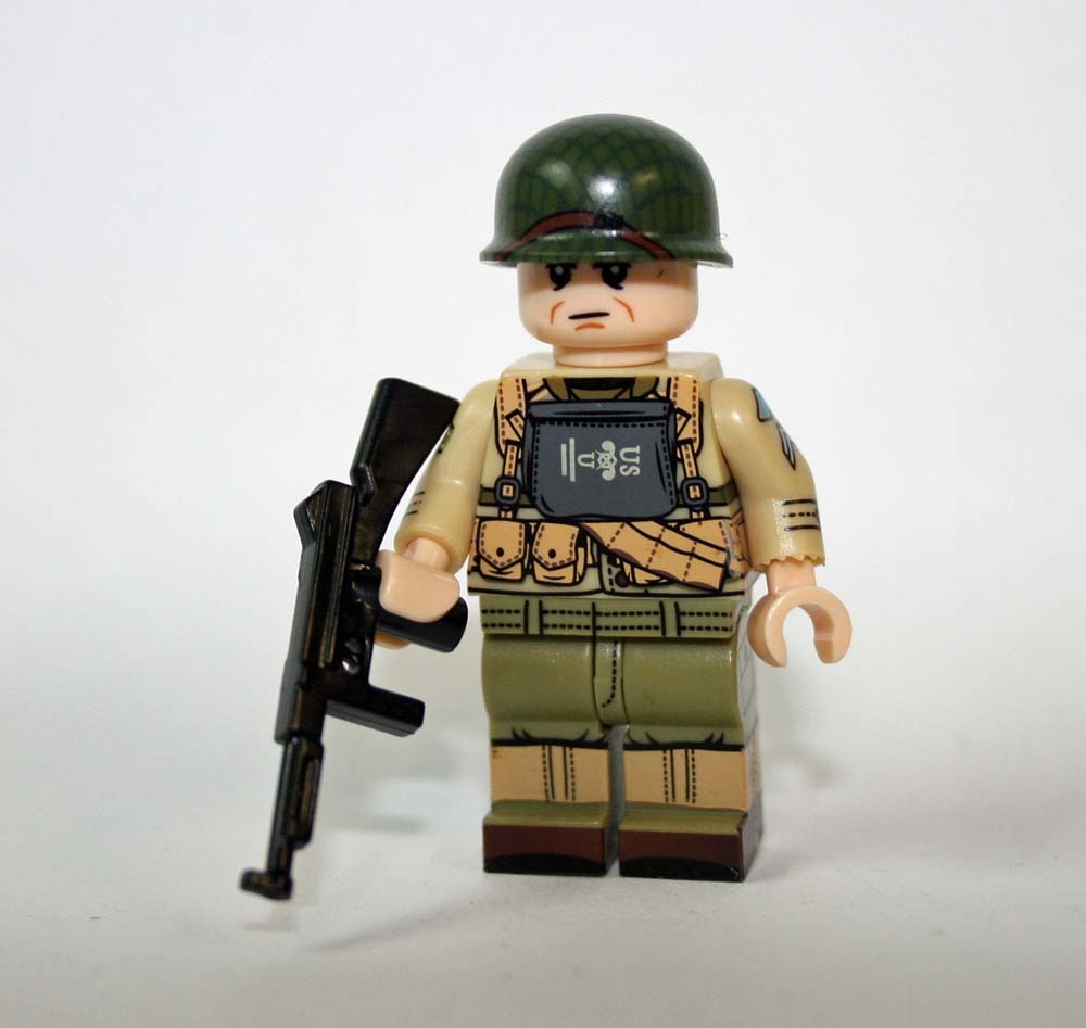 Ranger Coporal D Day WW2 soldier Army Minifigure US Toy - LEGO (R ...
