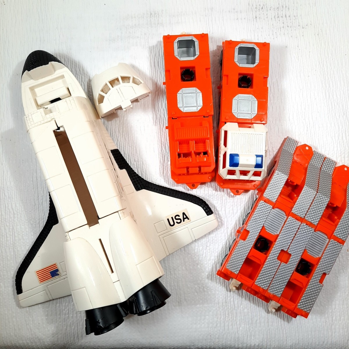 Vintage Hot Wheels NASA Space Shuttle Transporter 1997 Mattel Ramps ...