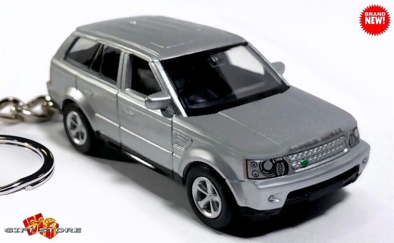 VERY RARE KEYCHAIN SILVER RANGE ROVER SPORT CUSTOM Ltd Ed. GREAT GIFT ...
