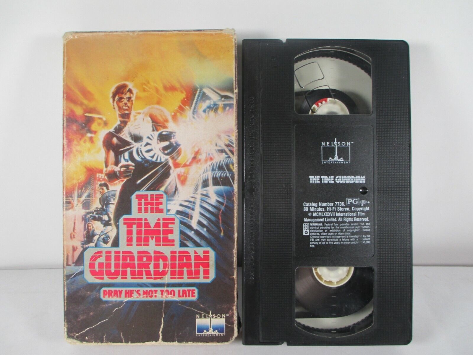 The Time Guardian VHS Video Tape SCI-FI Movie Carrie Fisher Dean ...