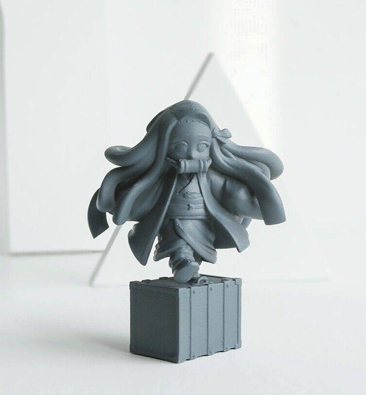 100mm 3D Print Model Kit Demon Slayer Kamado Nezuko Unpainted - Figures