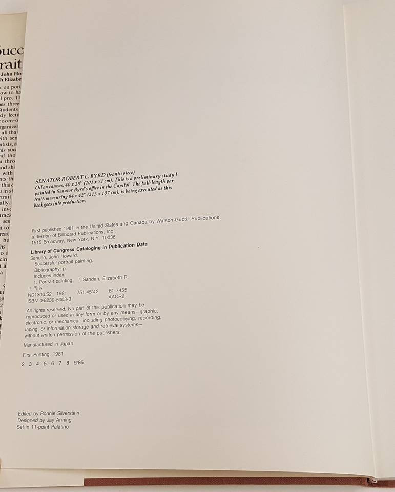 Successful Portrait Painting by John Howard Sanden with Elizabeth R ...