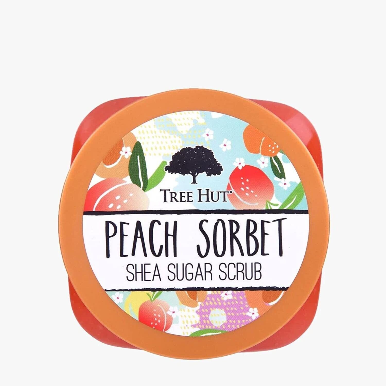 Tree Hut Peach Sorbet Shea Sugar Scrub, 18 oz, Ultra Hydrating and ...