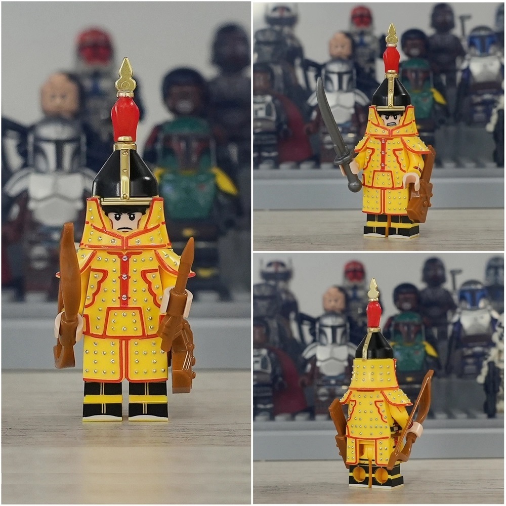 8pcs The Eight Banners The Qing Dynasty Army Soldiers Minifigures Set ...