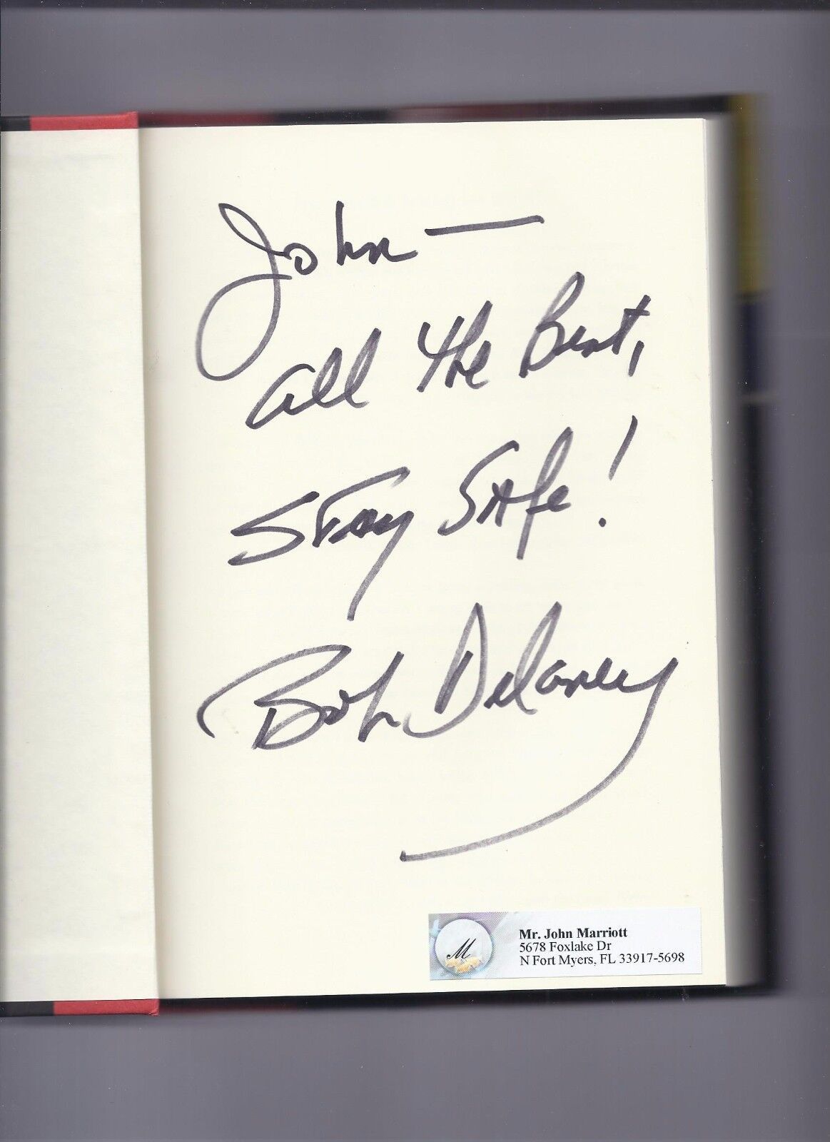Covert My Years Infiltrating the Mob by Bob Delaney NBA Signed - Books