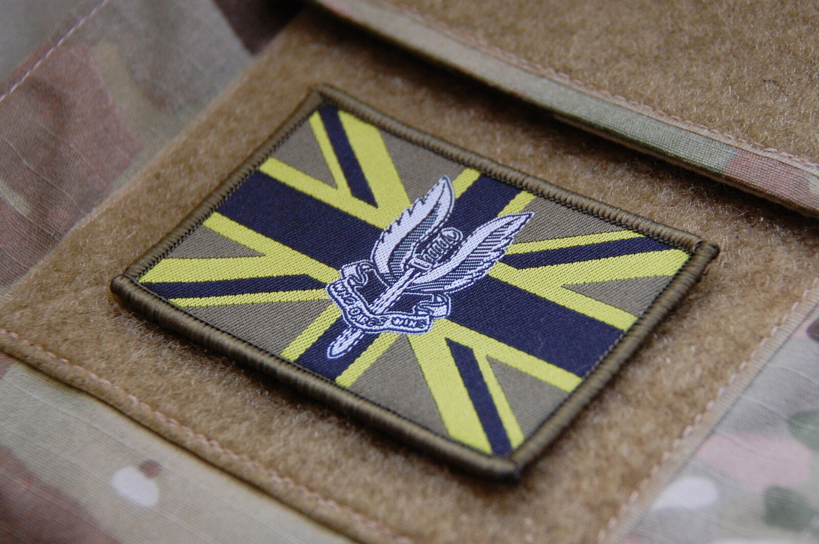 SAS Subdued Union Woven Flag Patch UKSF Multicam Afghanistan Special ...