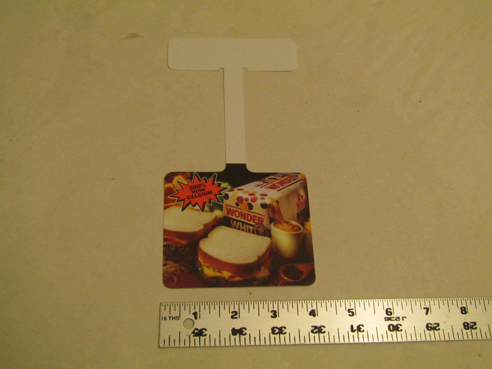 Wonder Bread Shelf Talker Hanger - Merchandise & Memorabilia